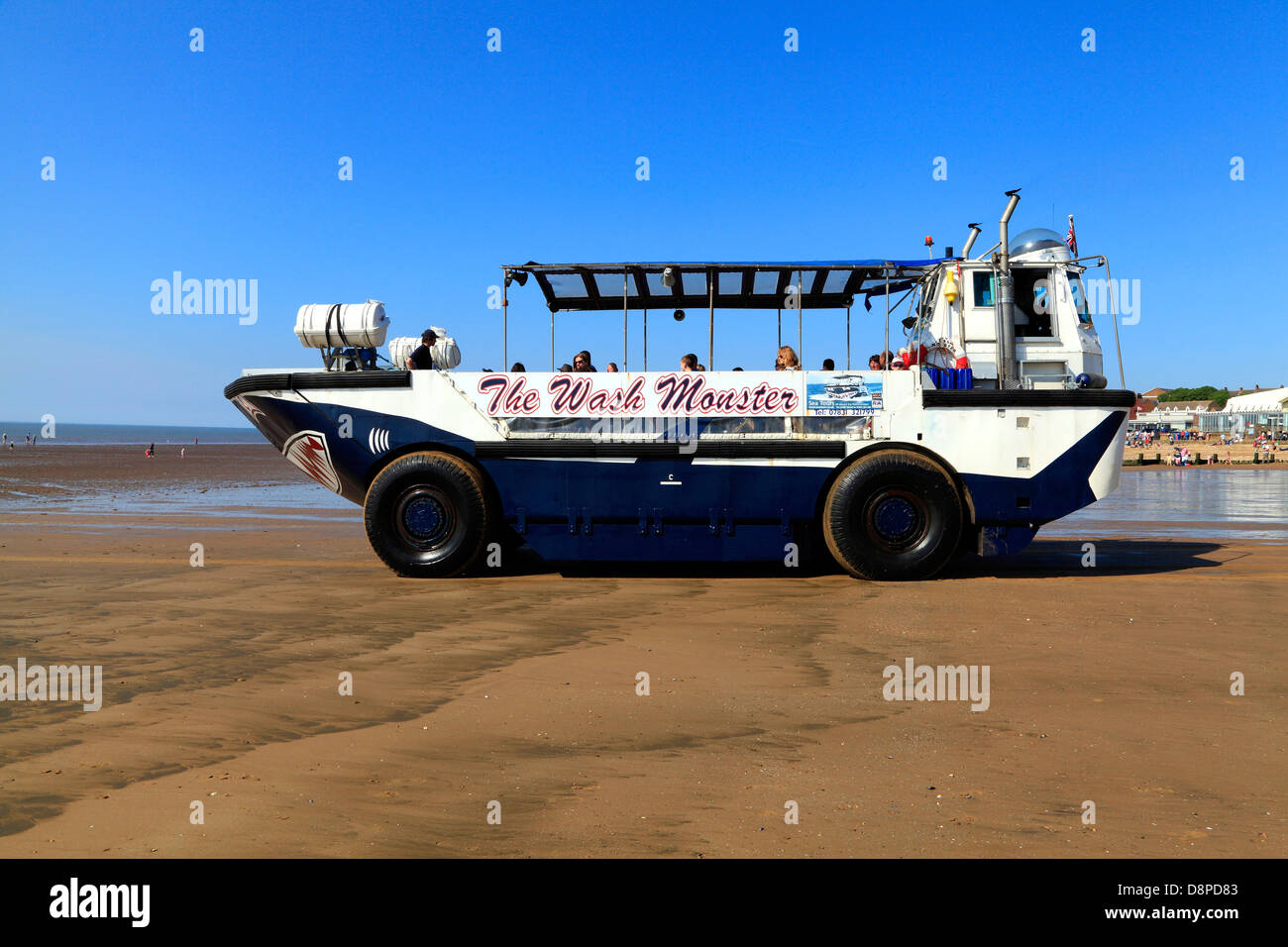 Hunstanton, Norfolk, Wash Monster, amphibious pleasure craft venicle ...