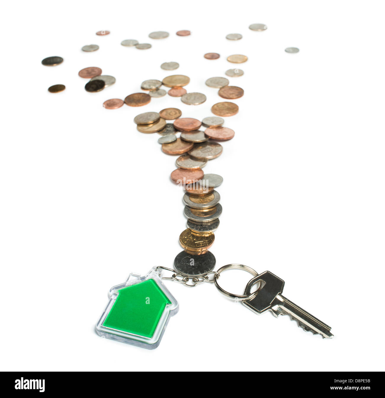 House gold key real Cut Out Stock Images & Pictures - Alamy