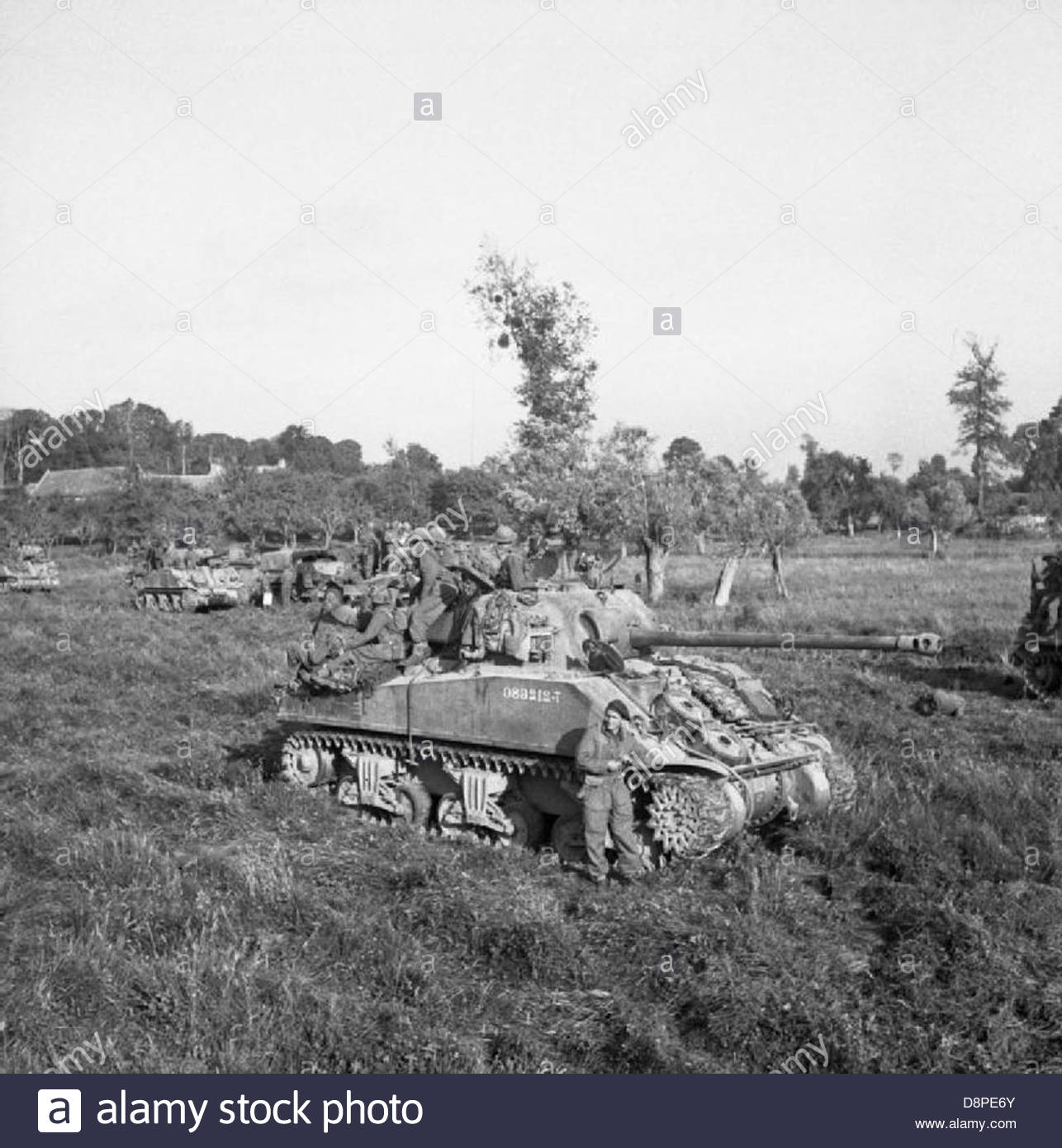 Sherman Tanks Black and White Stock Photos & Images - Alamy