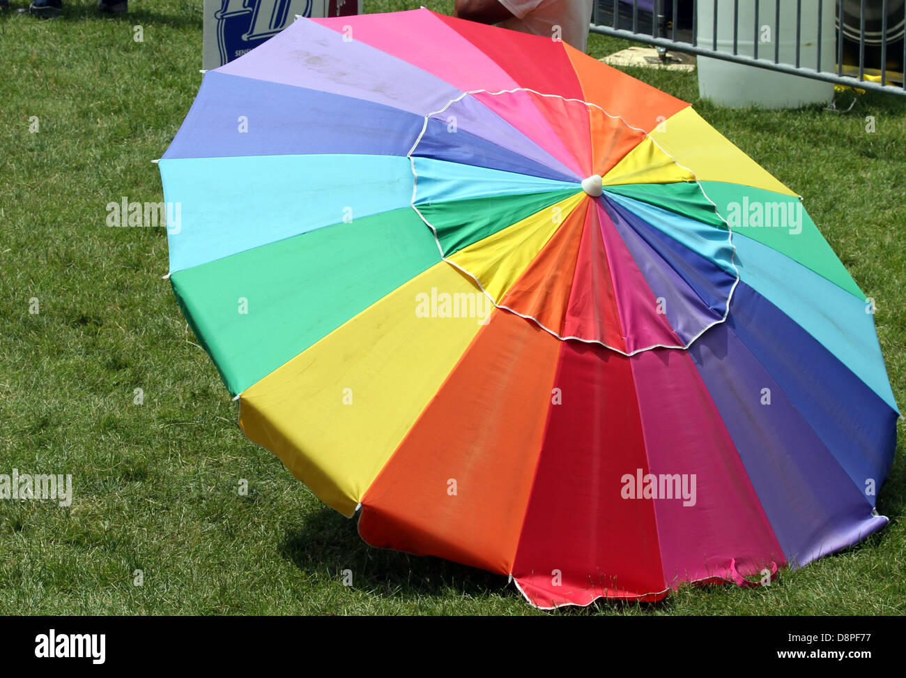 Rainbow parasol hi-res stock photography and images - Alamy