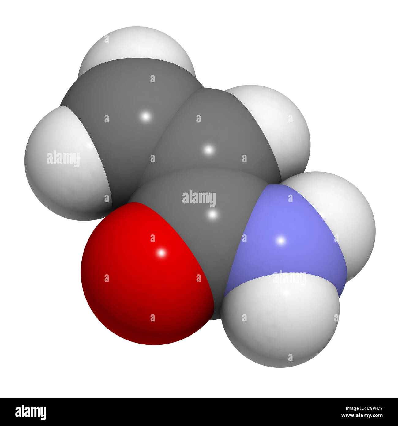 acrylamide molecule, polyacrylamide building block and heat-generated ...