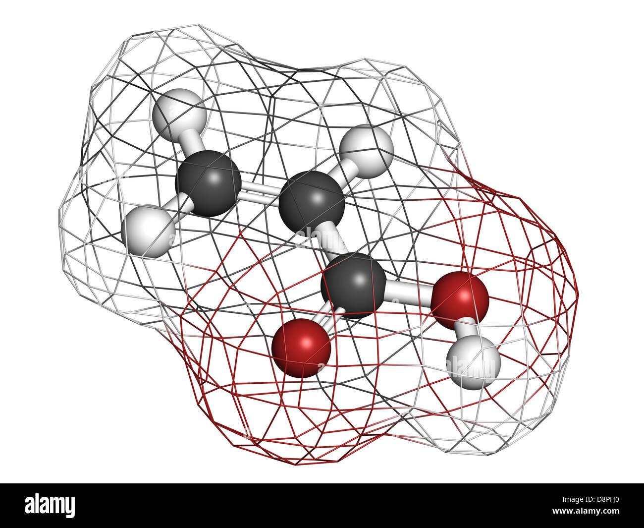 Sodium polyacrylate polymer chemical structure hi-res stock photography ...