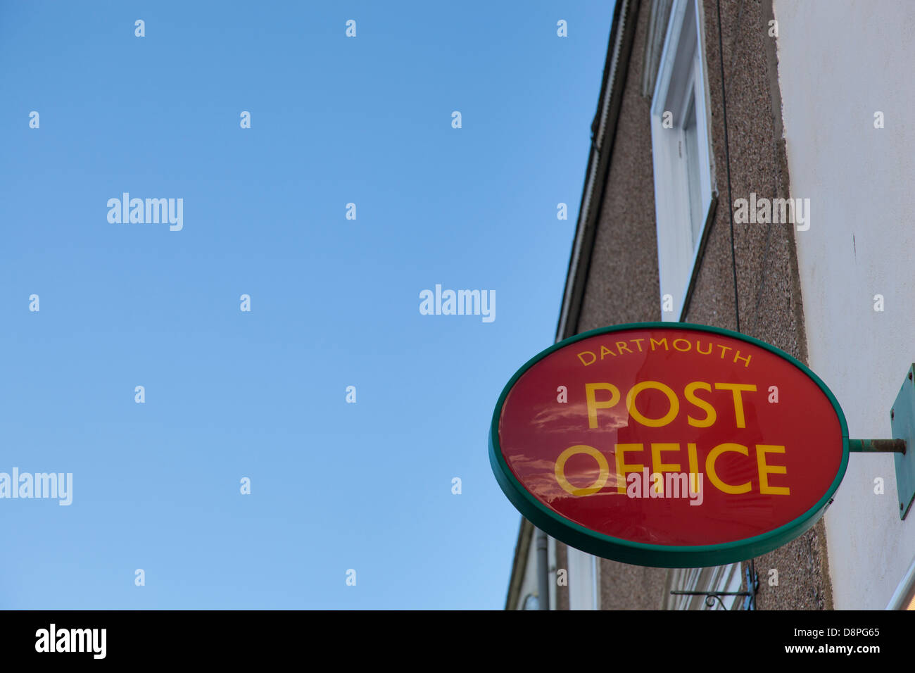 Post office sign, Dartmouth, Devon Stock Photo - Alamy
