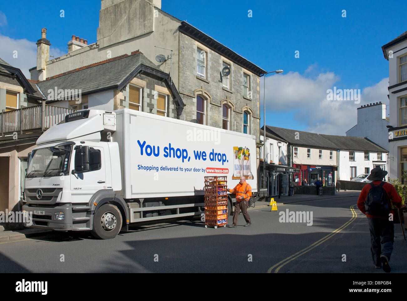 Tesco Lorry High Resolution Stock Photography and Images - Alamy