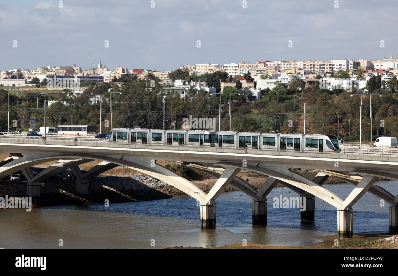 Bridge over the Bou Regreg river in Rabat, Morocco Stock Photo - Alamy