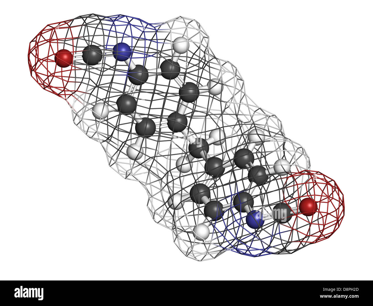 Methylene diphenyl diisocyanate molecule (MDI), polyurethane (PU ...
