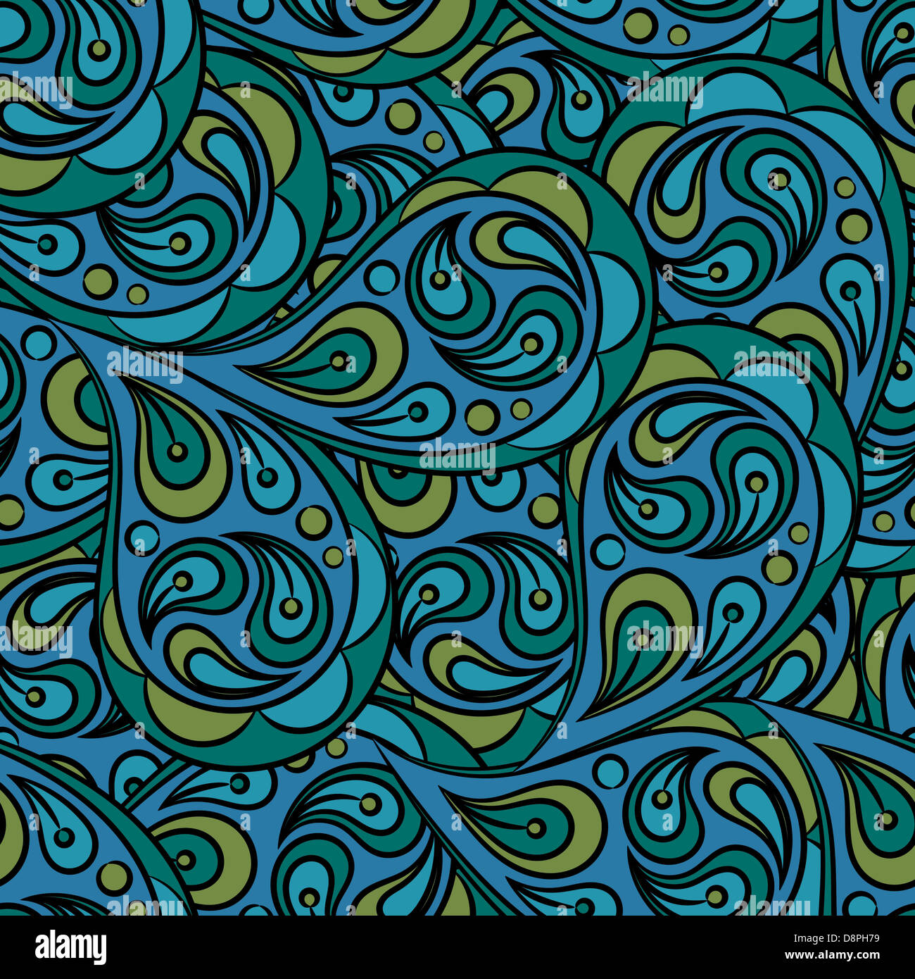 Curly leaf pattern hi-res stock photography and images - Alamy