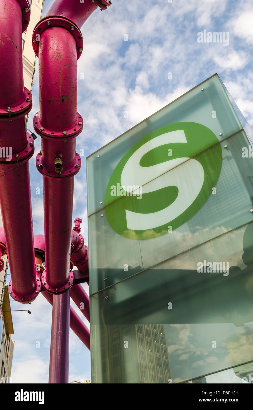 S-Bahn sign at Potsdamer Platz. Berlin, Germany Stock Photo - Alamy