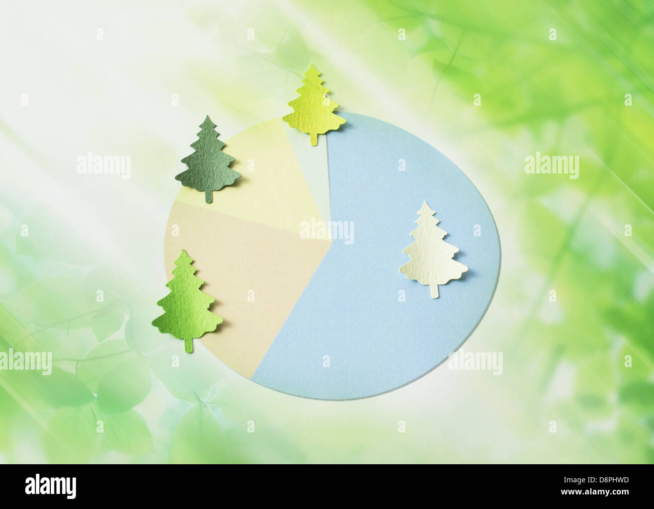 Papercraft trees hi-res stock photography and images - Alamy