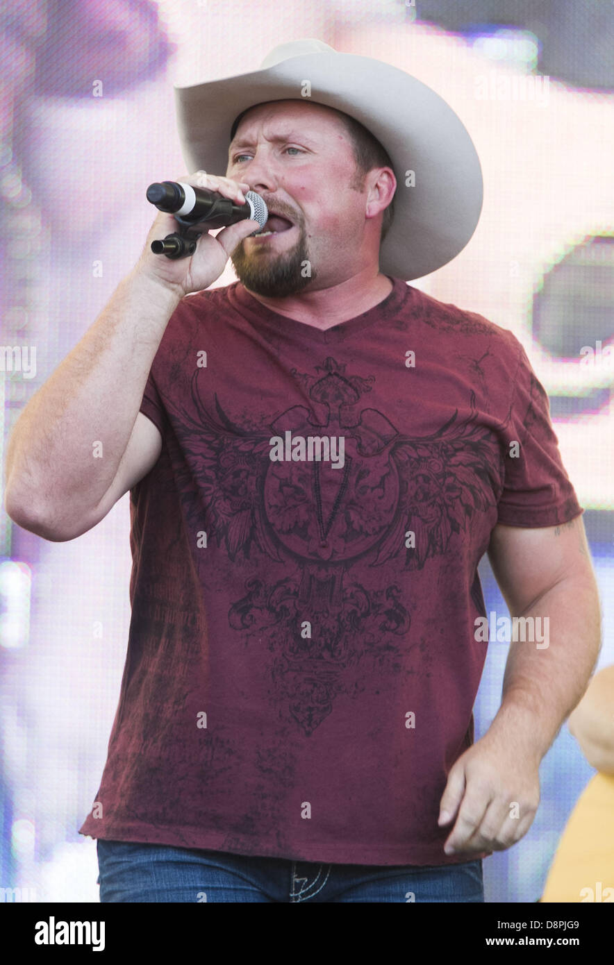 Stockton, California, USA. 1st June 2013. Tate Stevens, is an American ...