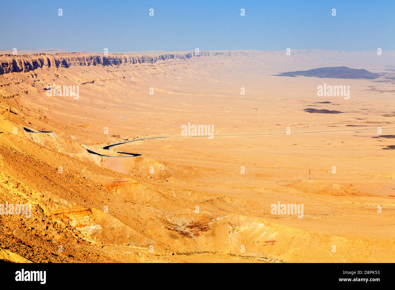 Road in Negev Desert in Israel Stock Photo - Alamy