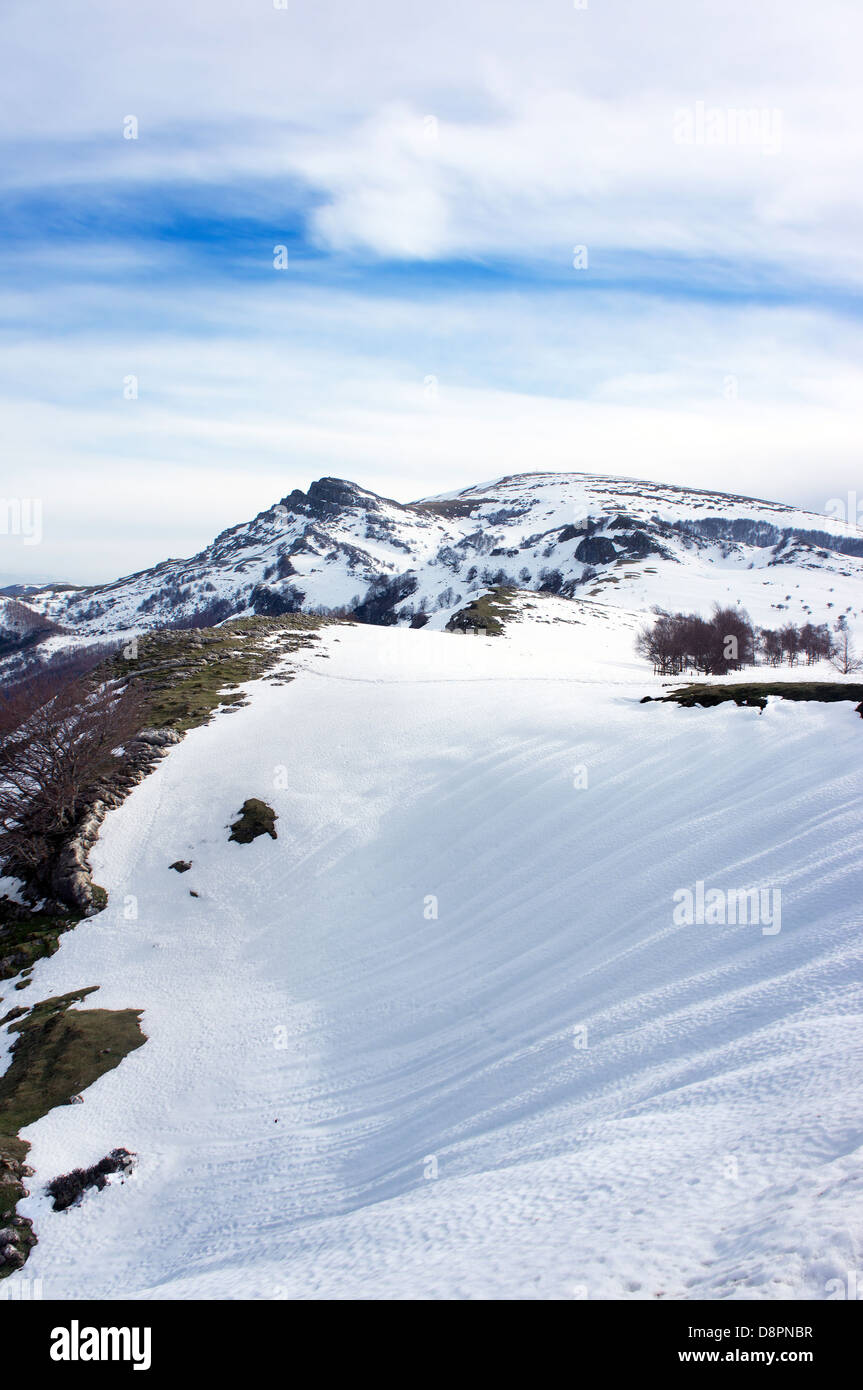 Landscape of the basque country in winter hi-res stock photography and ...