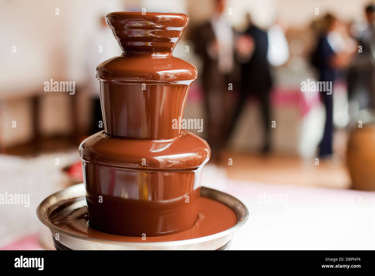 Tower of hot chocolate Stock Photo - Alamy