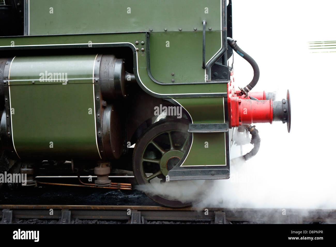 Close up of front of steam train engine Stock Photo - Alamy