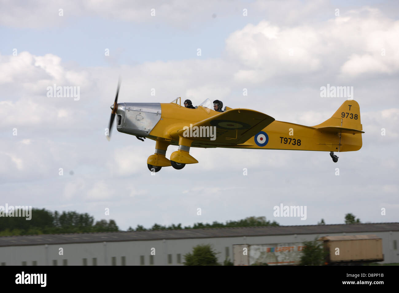 Miles Magister 1930s RAF training aircraft based at Breighton airfield ...