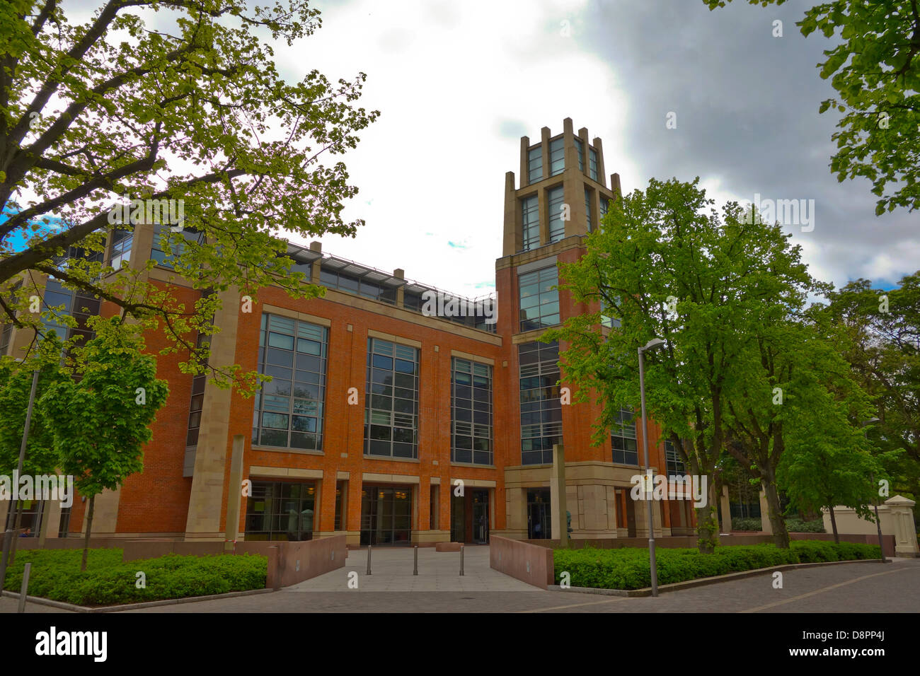 library Queens university Belfast Stock Photo - Alamy