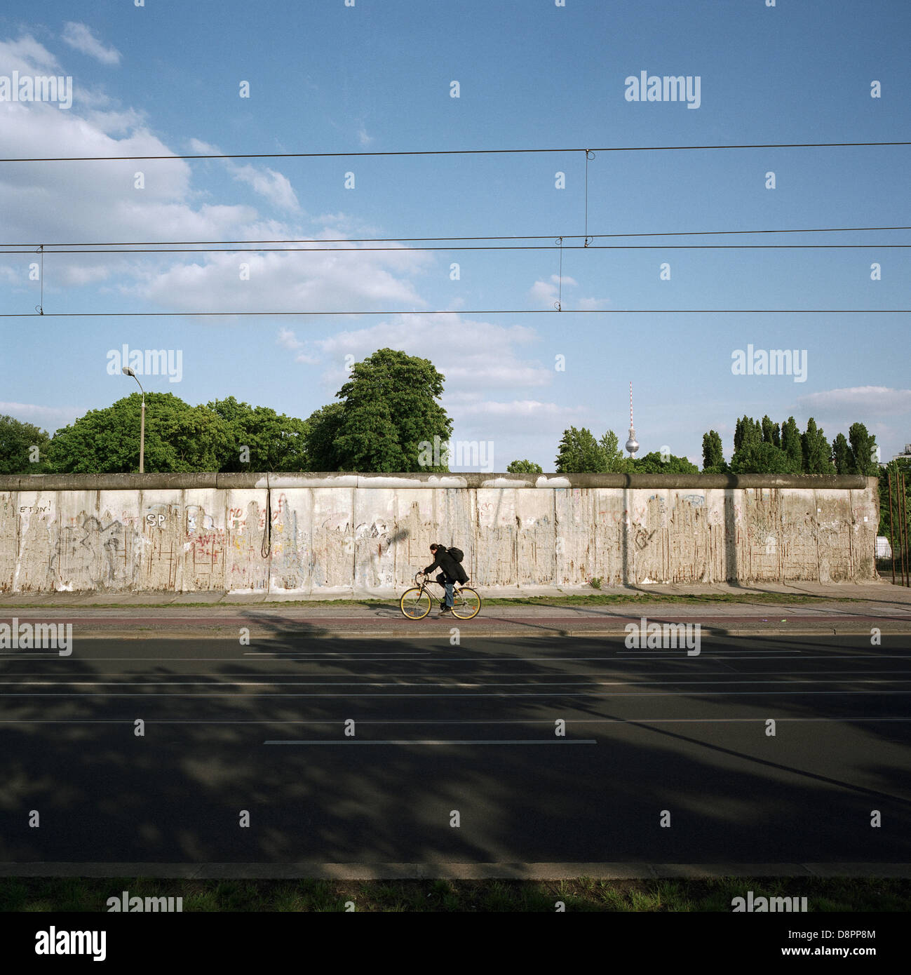 Berlin. Germany. Berlin Wall Memorial on Bernauer Strasse forms part of ...
