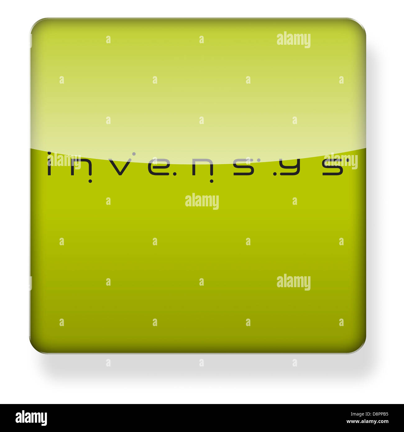 Invensys logo as an app icon. Clipping path included Stock Photo - Alamy