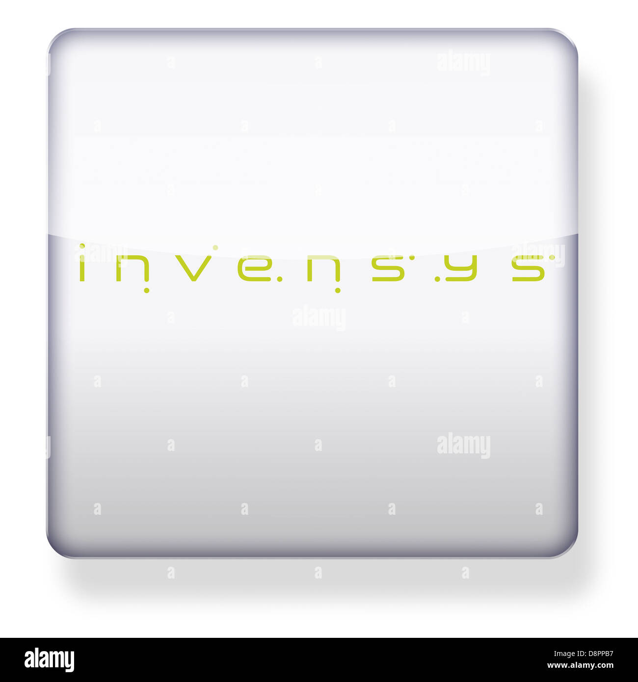 Invensys logo as an app icon. Clipping path included Stock Photo - Alamy