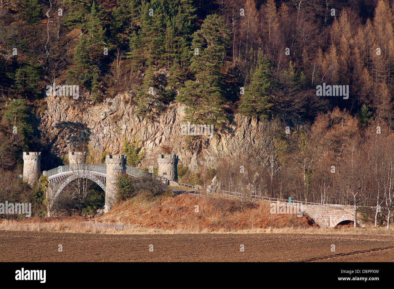 The Thomas Telford designed Craigellachie Bridge, Craigellachie, Moray ...
