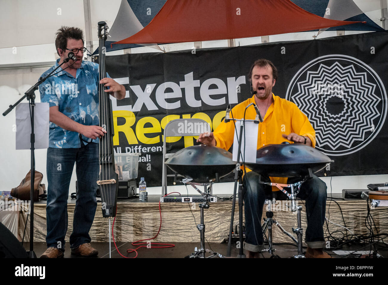 Sculpture Music performing on day 2 of the Exeter Respect Festival 2013 ...