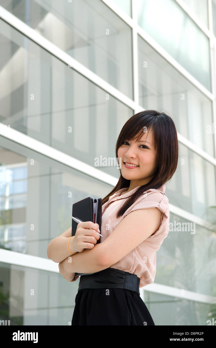 asian chinese female student in formal wear Stock Photo - Alamy