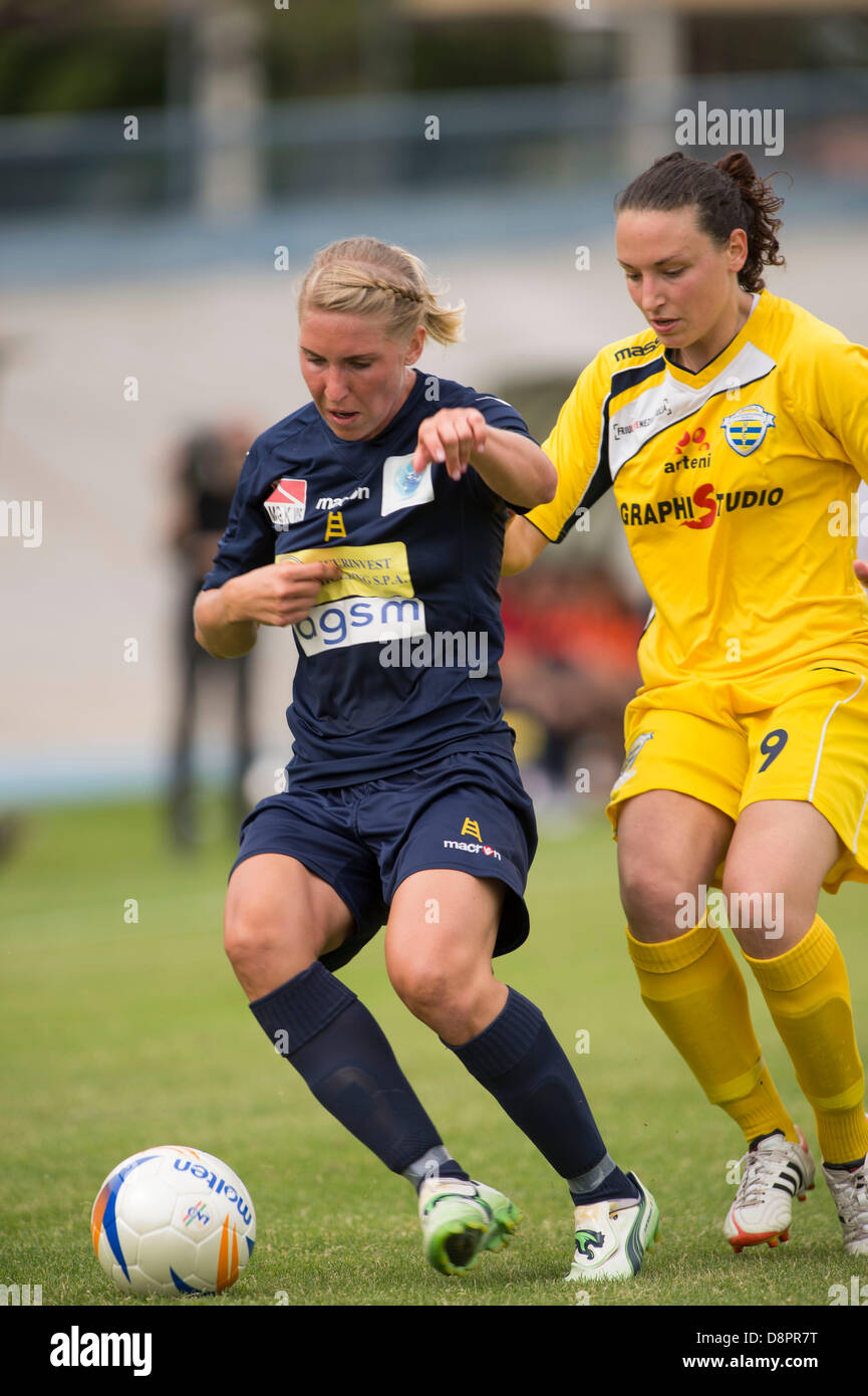 Maria Karlsson (Bardolino), Ilaria Mauro (Tavagnacco), MAY 31, 2013 ...