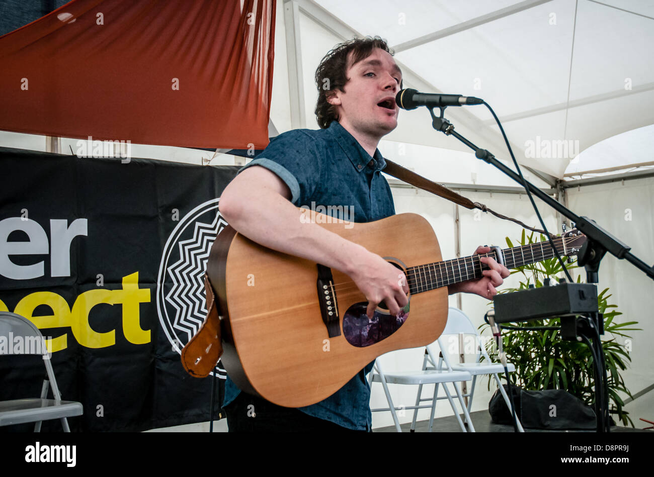 Tobias Ben Jacob performing on day 2 of the Exeter Respect Festival ...