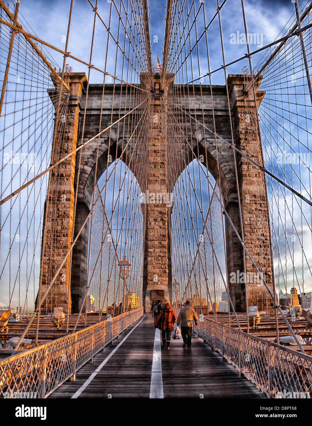 The Brooklyn Bridge is a historic suspension bridge connecting Brooklyn ...