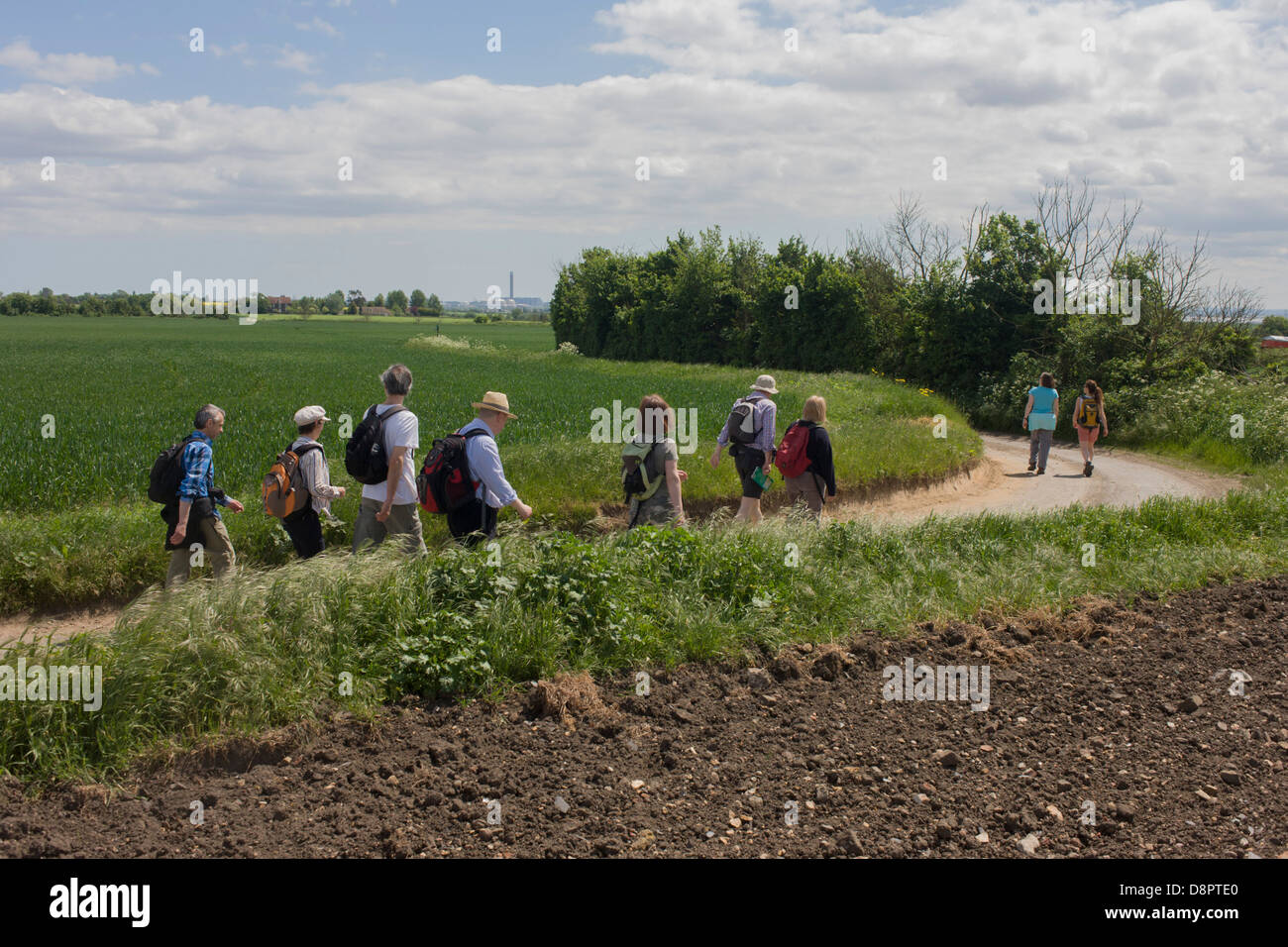 Group walk friends country britain hi-res stock photography and images ...