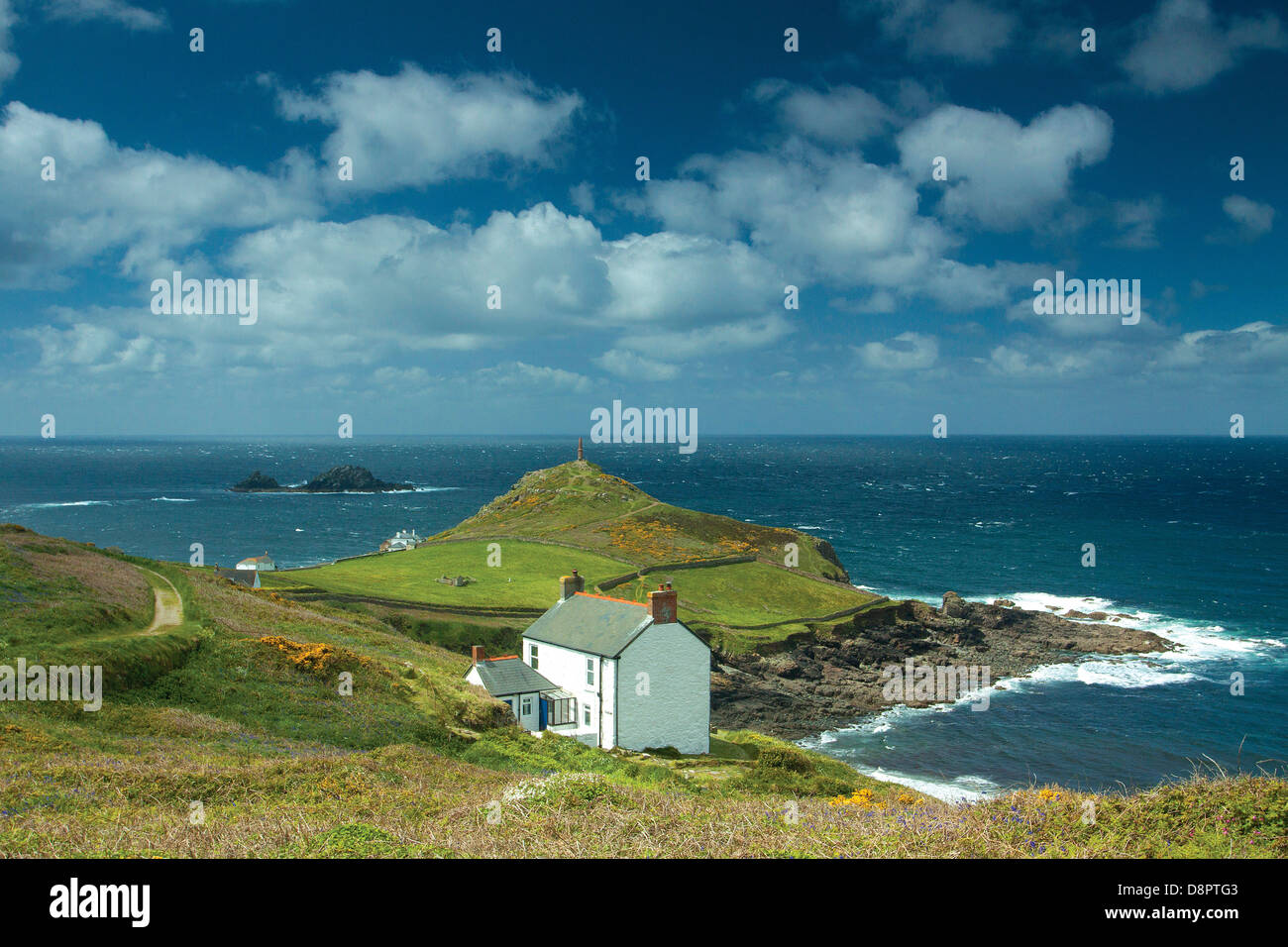 Cape Cornwall, Cornwall Stock Photo - Alamy
