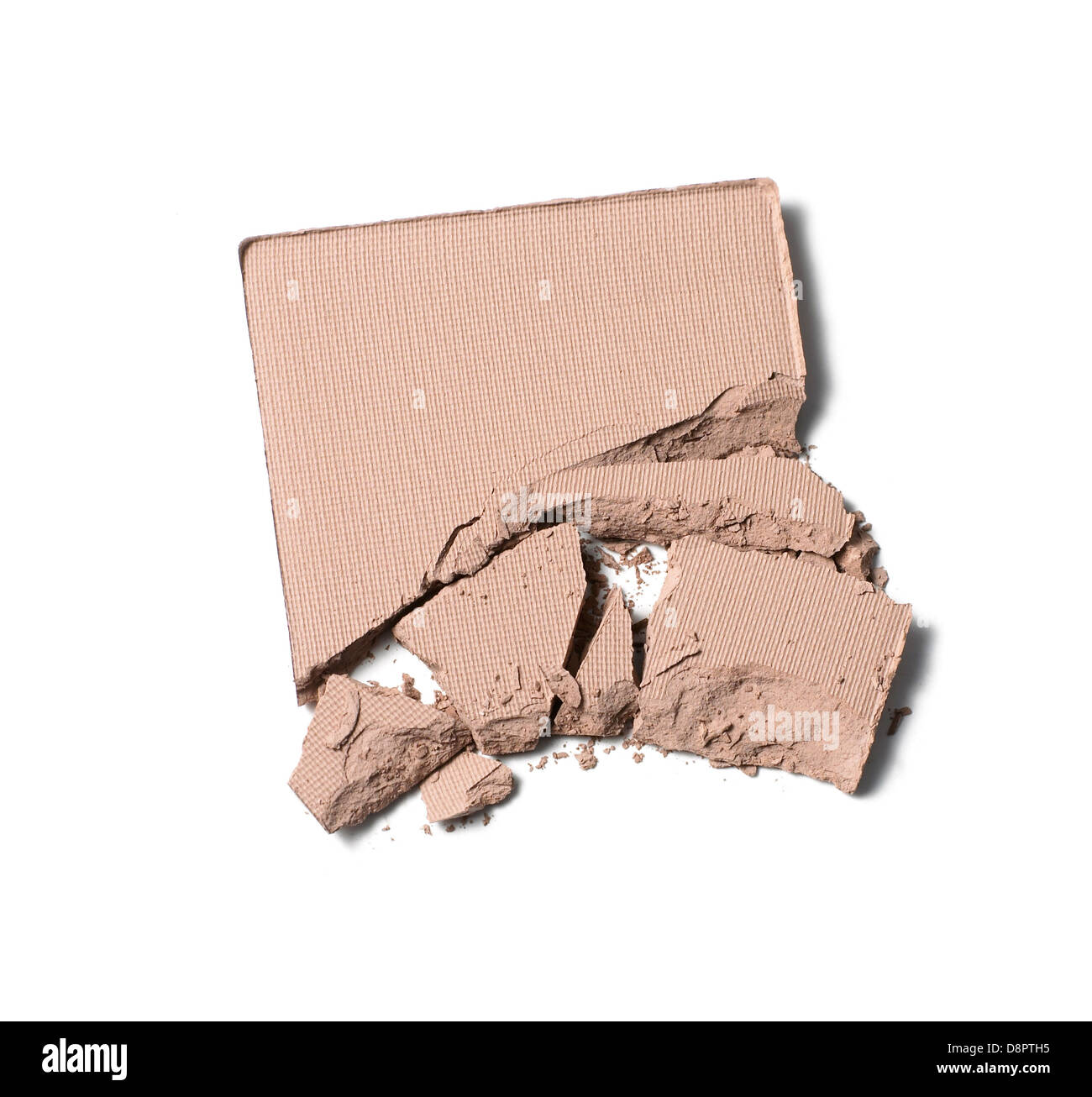 makeup compact powder cut out onto a white background Stock Photo - Alamy