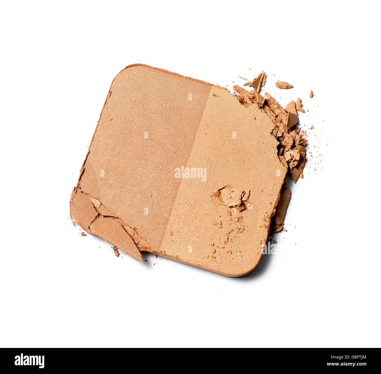makeup compact powder cut out onto a white background Stock Photo - Alamy