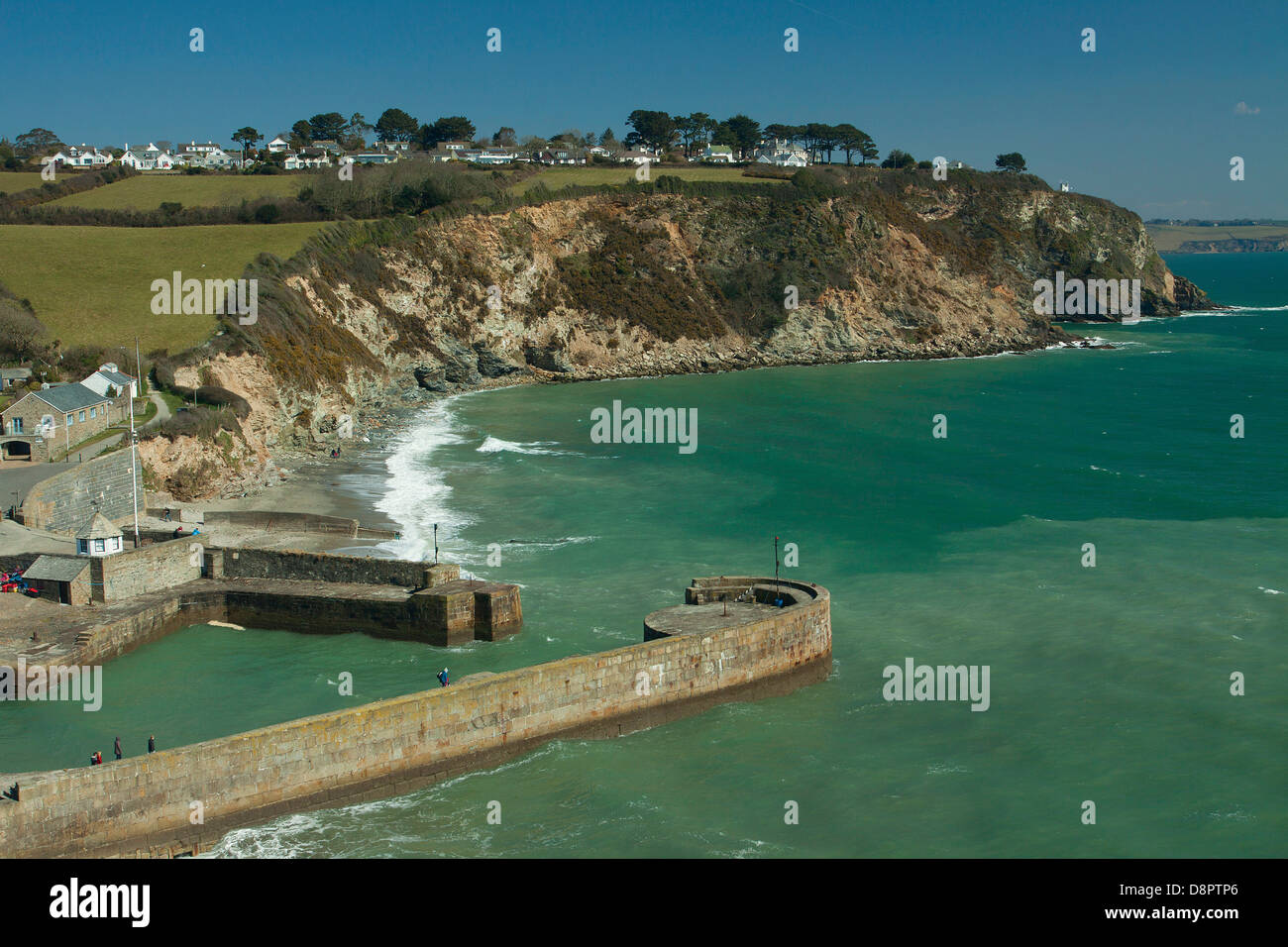 Charlestown cornwall harbour hi-res stock photography and images - Alamy