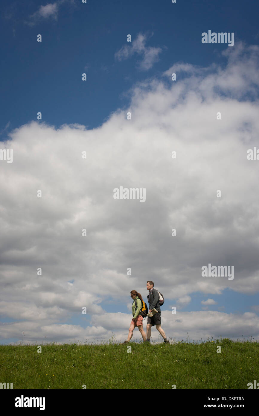Group walk friends country britain hi-res stock photography and images ...