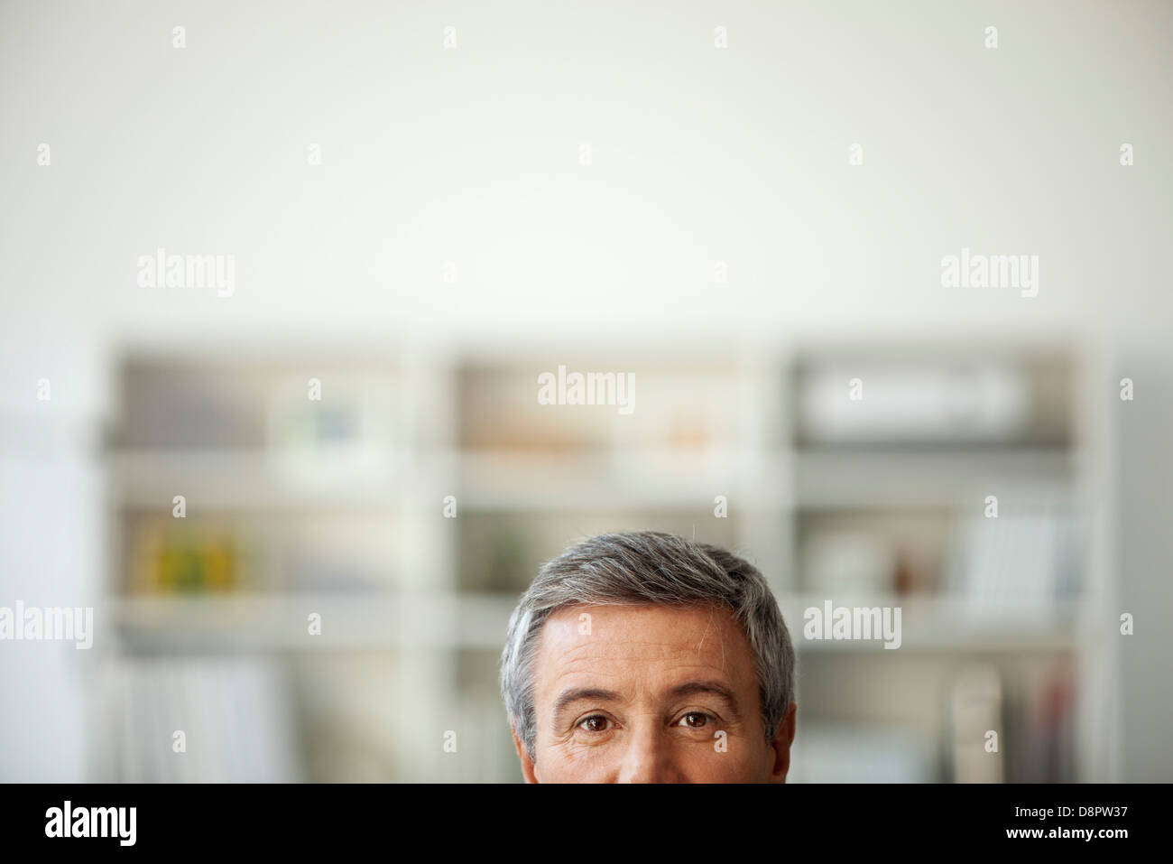 Mature man, cropped portrait Stock Photo - Alamy