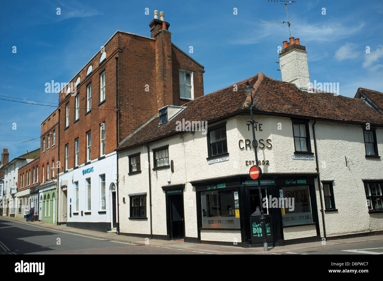 The Cross Corner Woodbridge Suffolk UK Stock Photo - Alamy