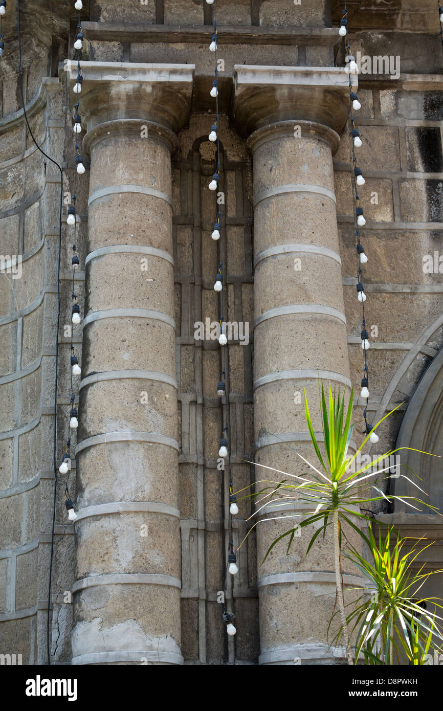 Columns of a Church in Manila, Philippines Stock Photo - Alamy