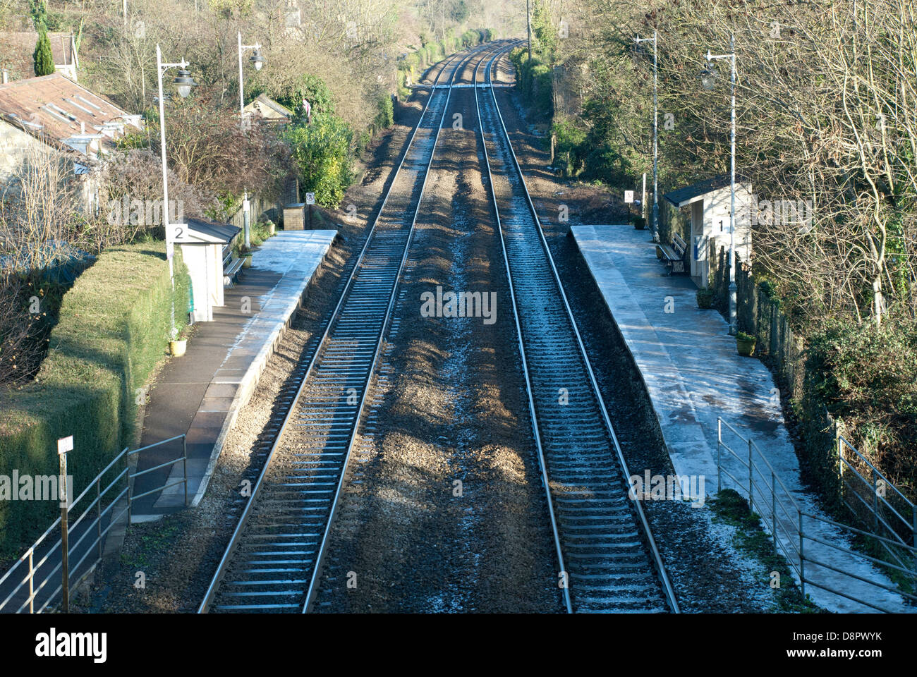 Rural railway line hi-res stock photography and images - Alamy