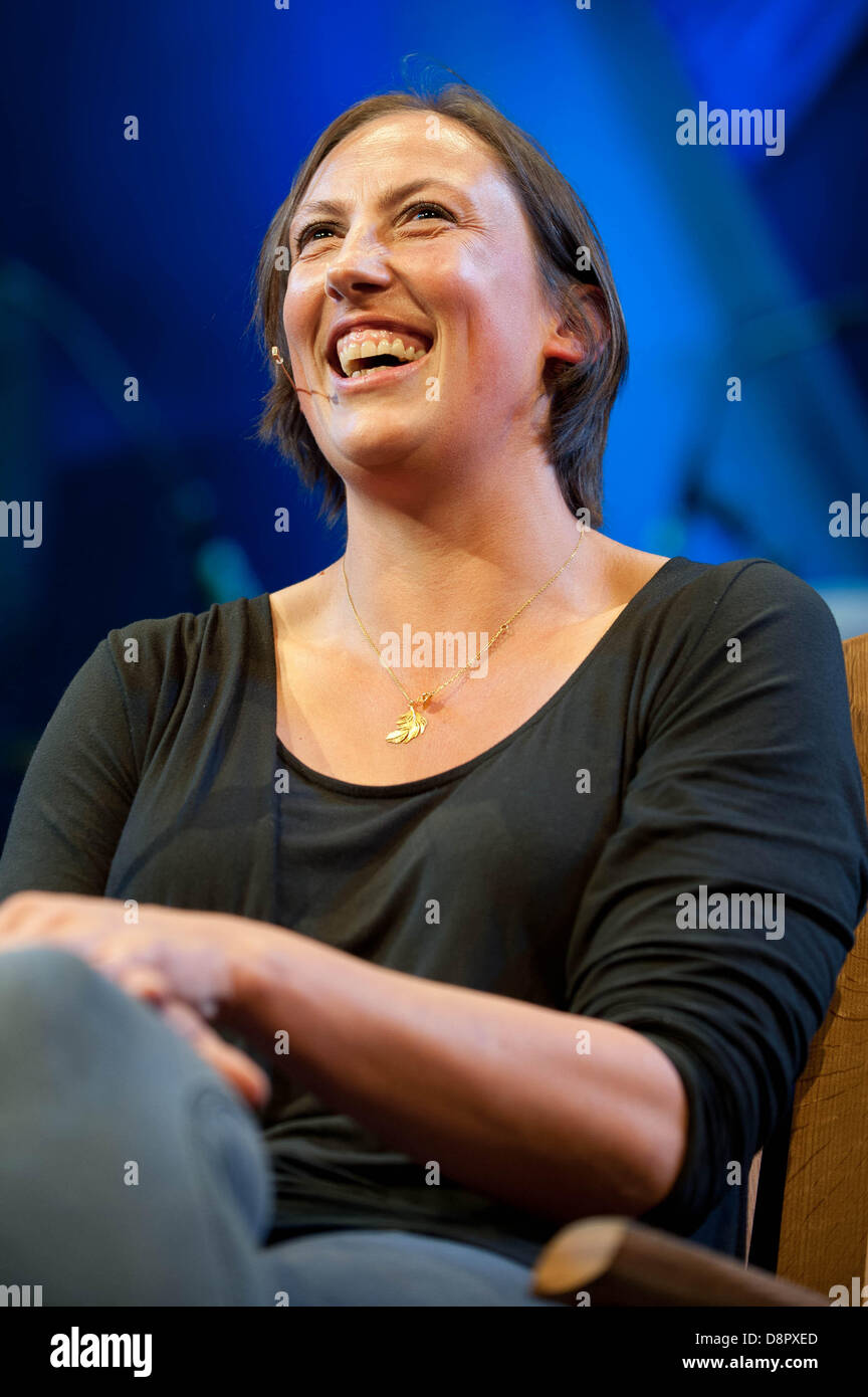 Hay Festival, Powys, Wales, UK, Sunday 2 June 2013 Pictured: Miranda ...