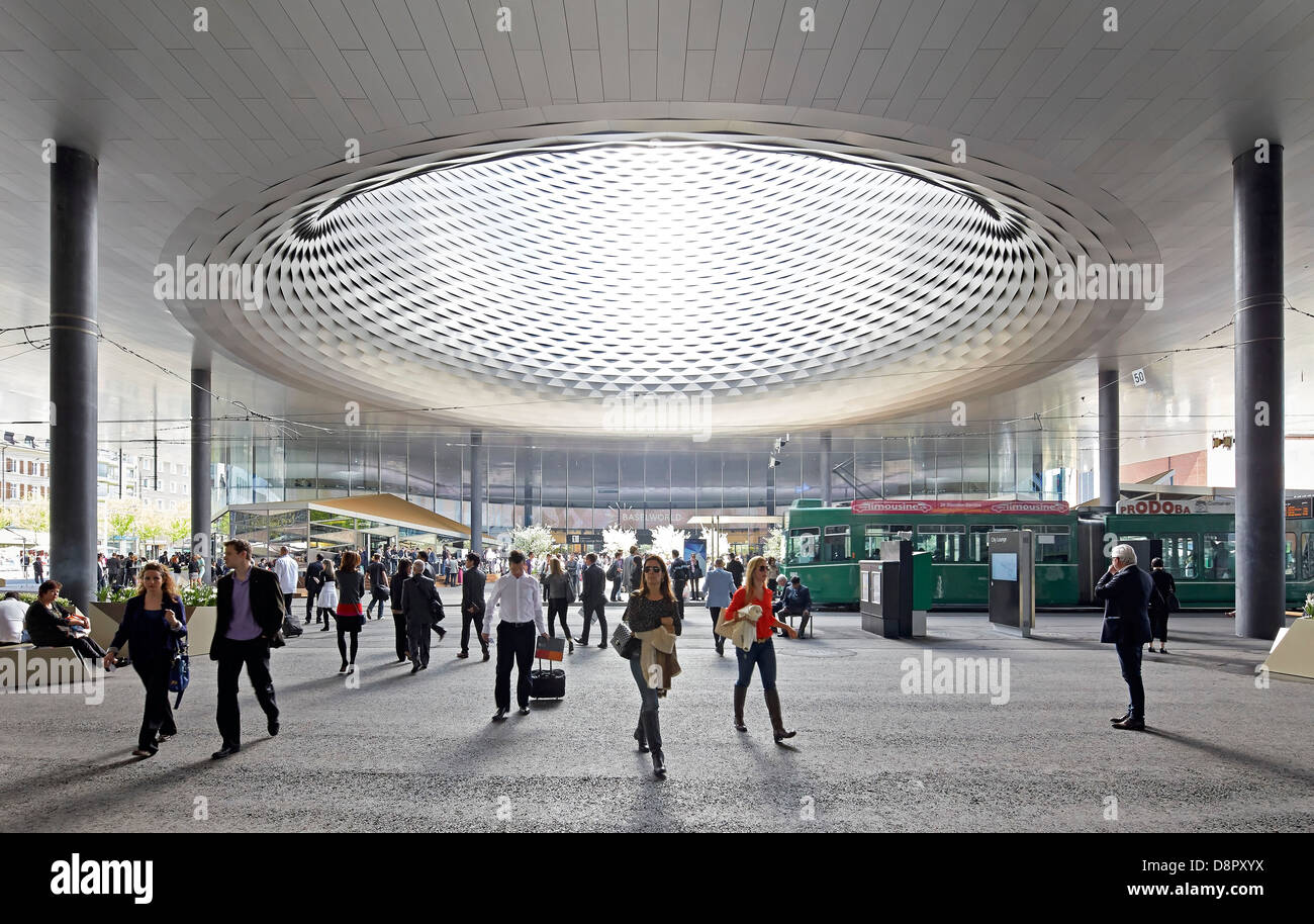 Messe Basel - New Messe Hall, Basel, Switzerland. Architect: Herzog ...