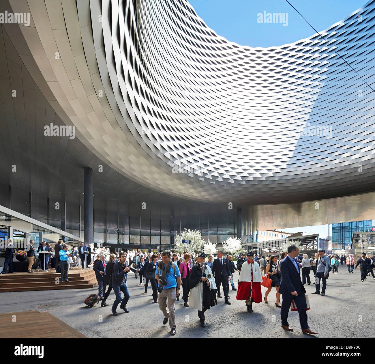 Messe Basel - New Messe Hall, Basel, Switzerland. Architect: Herzog ...