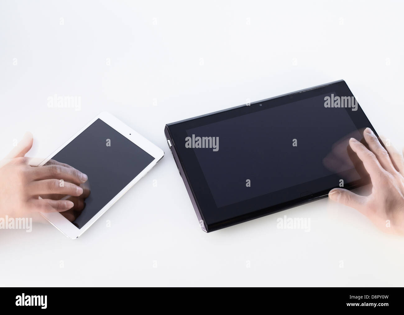 Hands using smart devices Stock Photo - Alamy