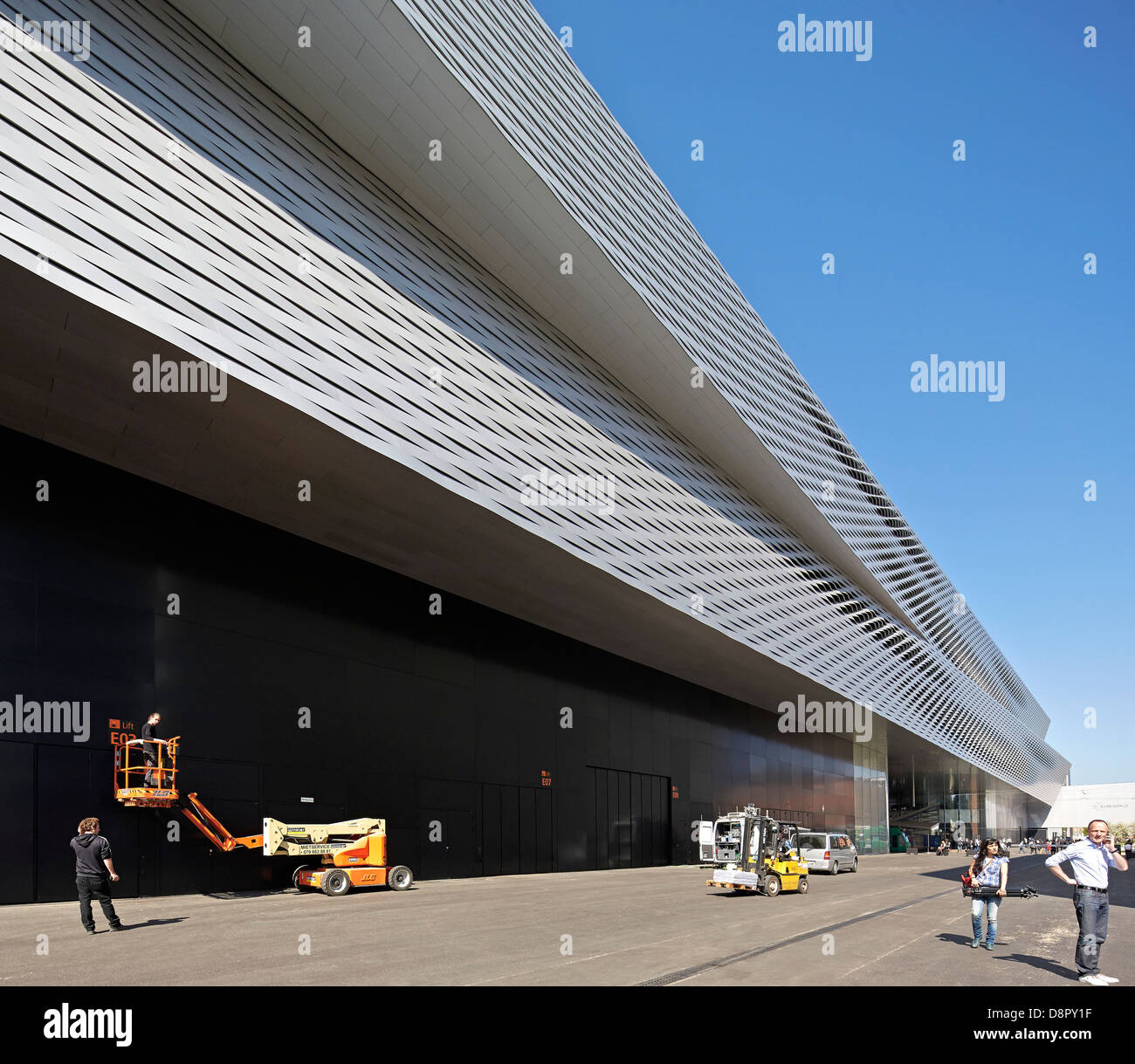 Messe Basel - New Messe Hall, Basel, Switzerland. Architect: Herzog ...