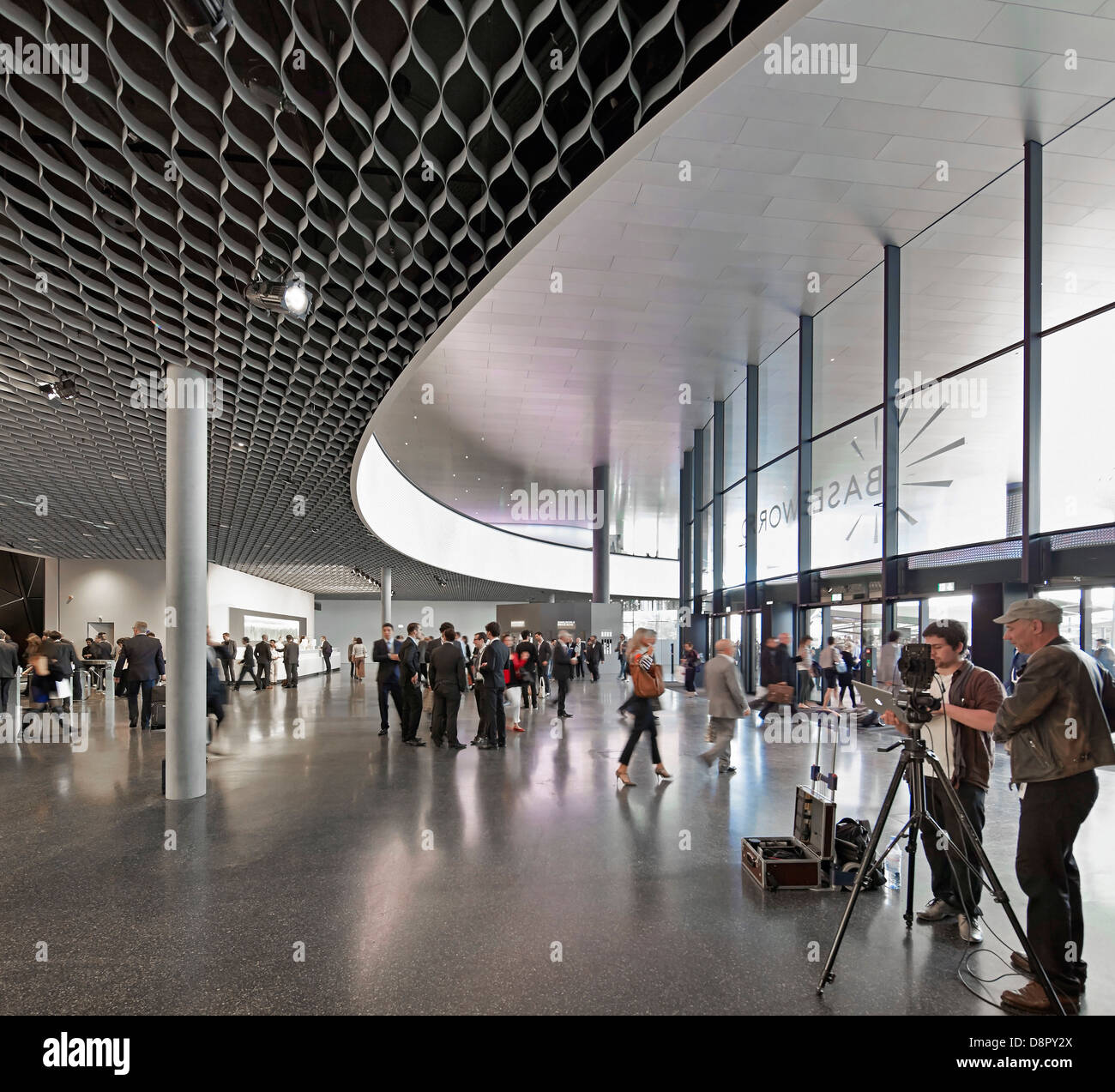 Messe Basel - New Messe Hall, Basel, Switzerland. Architect: Herzog ...