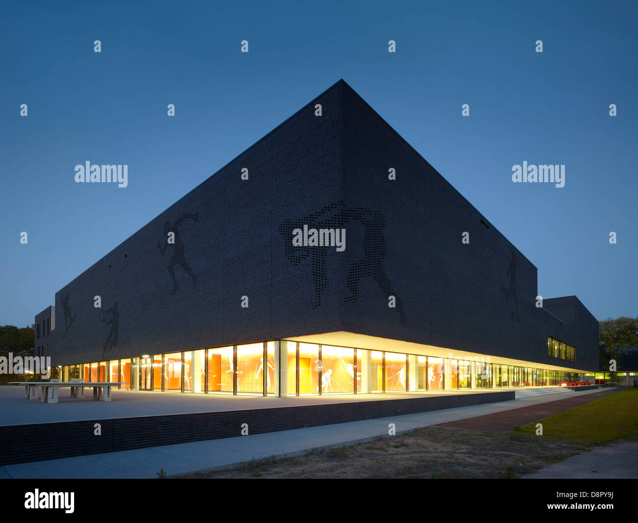 Fontys Sports College, Eindhoven, Netherlands. Architect: mecanoo ...