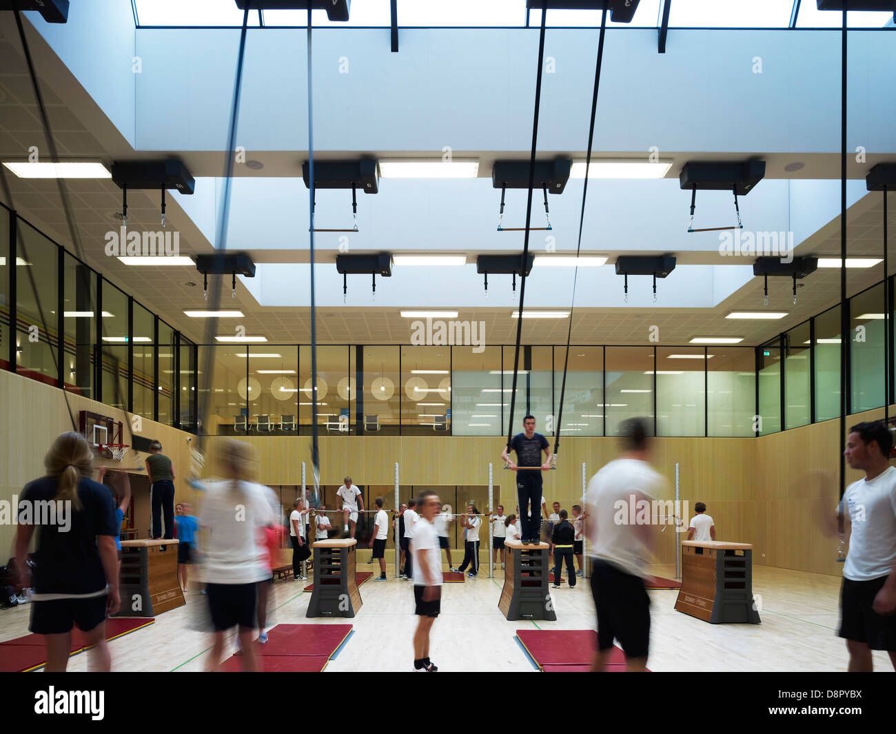 Fontys Sports College, Eindhoven, Netherlands. Architect: mecanoo ...
