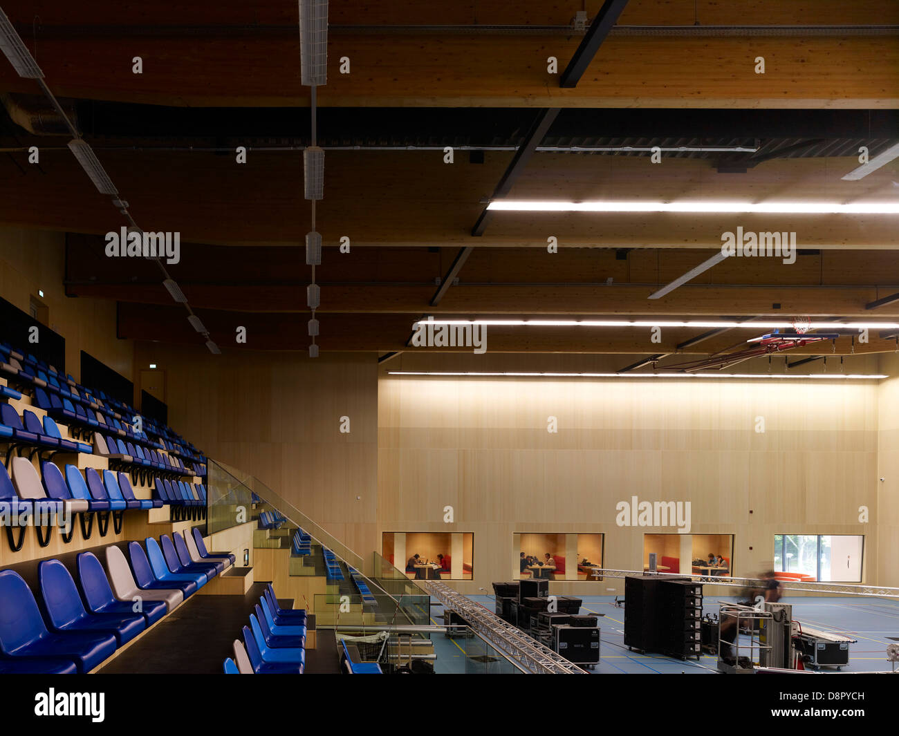 Fontys Sports College, Eindhoven, Netherlands. Architect: mecanoo ...