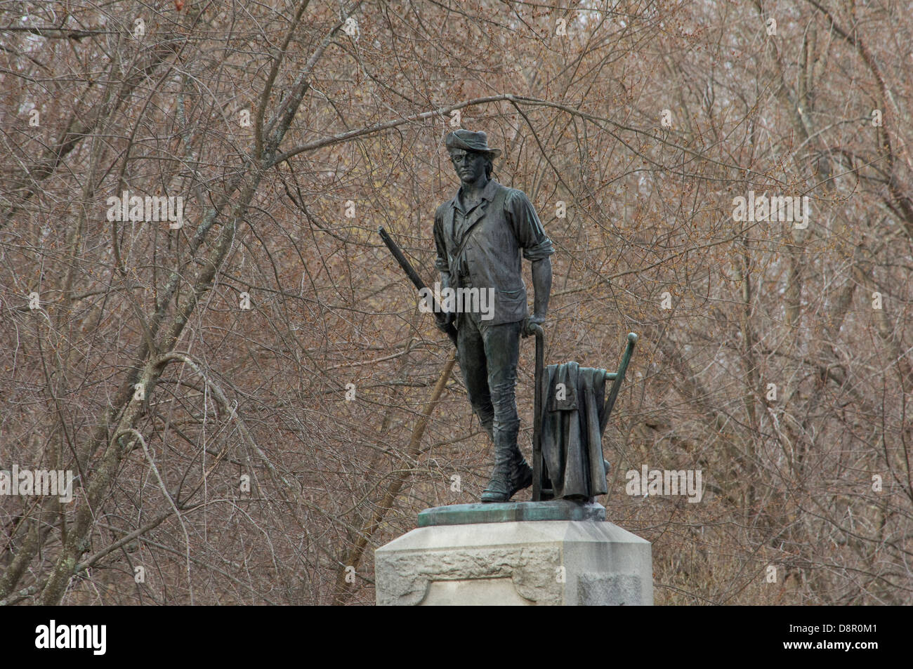 Minuteman statue by the Concord River in Minuteman National Historical ...