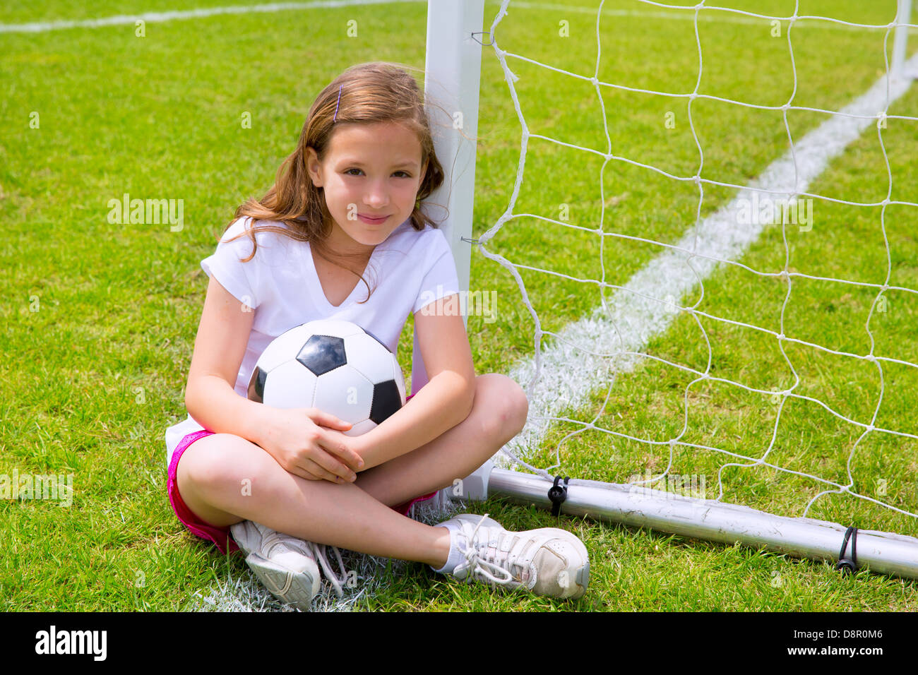 Little Girls Playing Soccer
